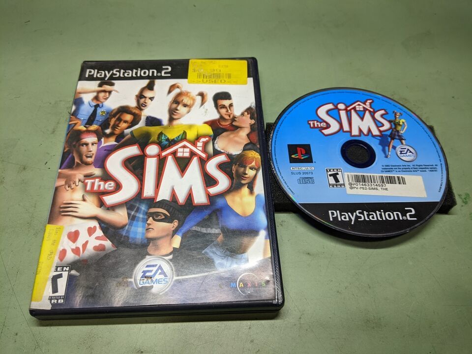The Sims Sony PlayStation 2 Disk and Case - Video Games
