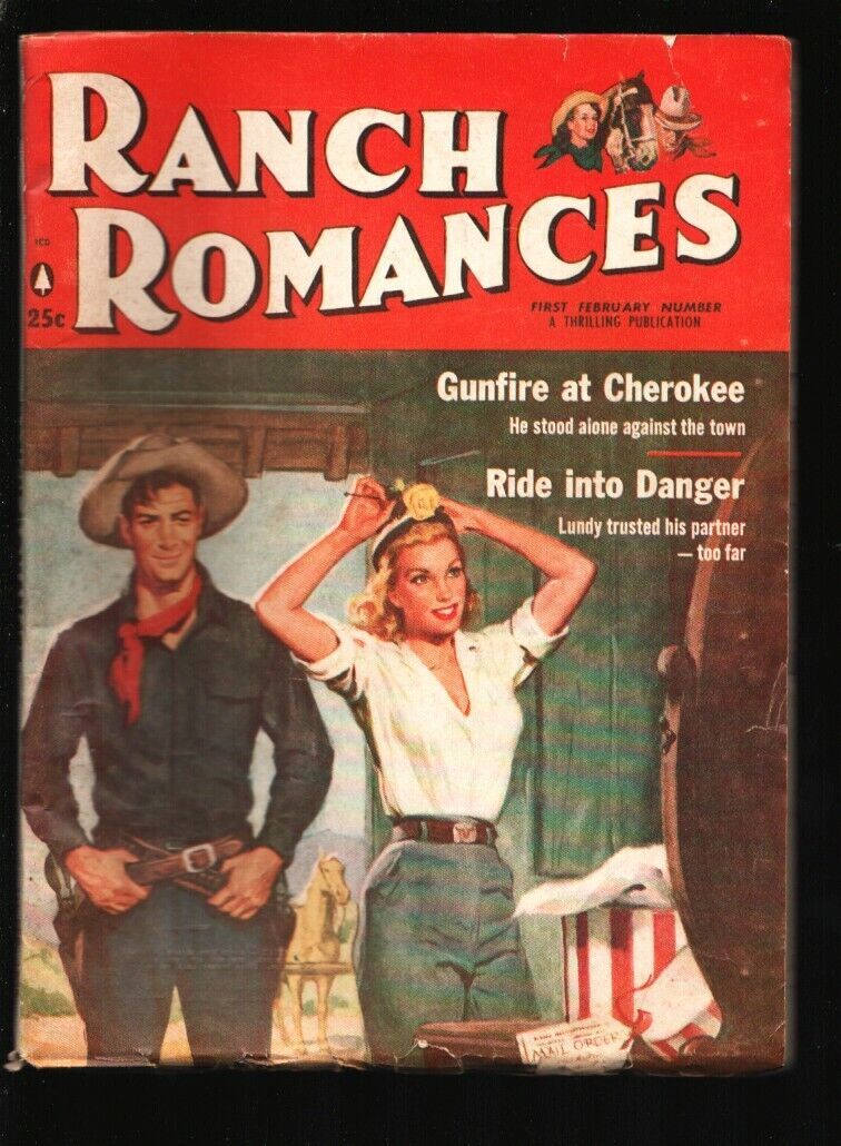 Ranch Romances 2/1/1958-Thrilling-Spicy cover art-James Garner-Maverick ...