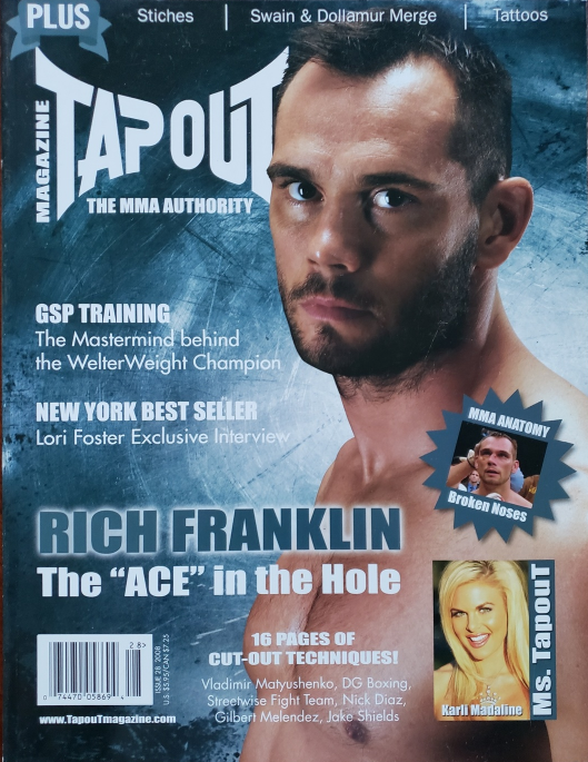 TAP OUT Issue 28 2008: Rich Franklin, Karli Madaline, Lori Foster, Jake ...