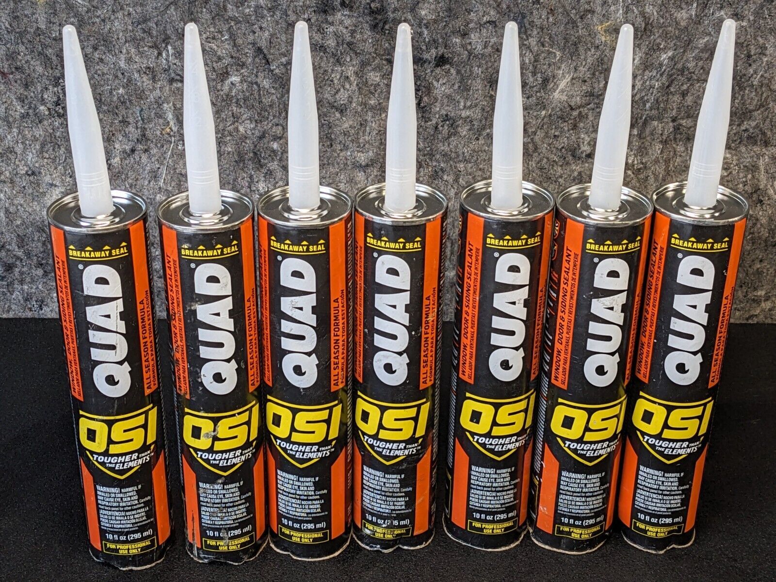 8 x OSI Quad All-Season Formula Windows Doors Siding Sealant Alside ...