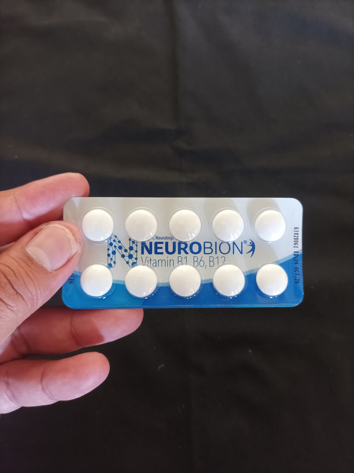 500 Tablets NEUROBION Vitamin B1,B6,B12 Nerve Relief,Numbness ...
