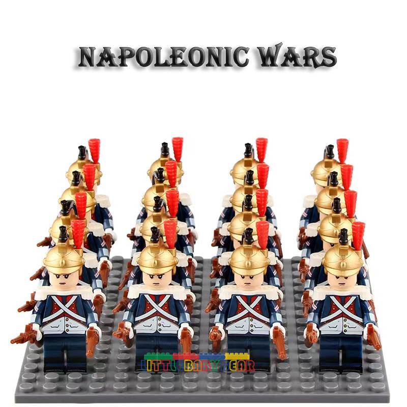 16Pcs Napoleonic Wars Dutch Dragoon Soldiers Minifigure Set Building ...