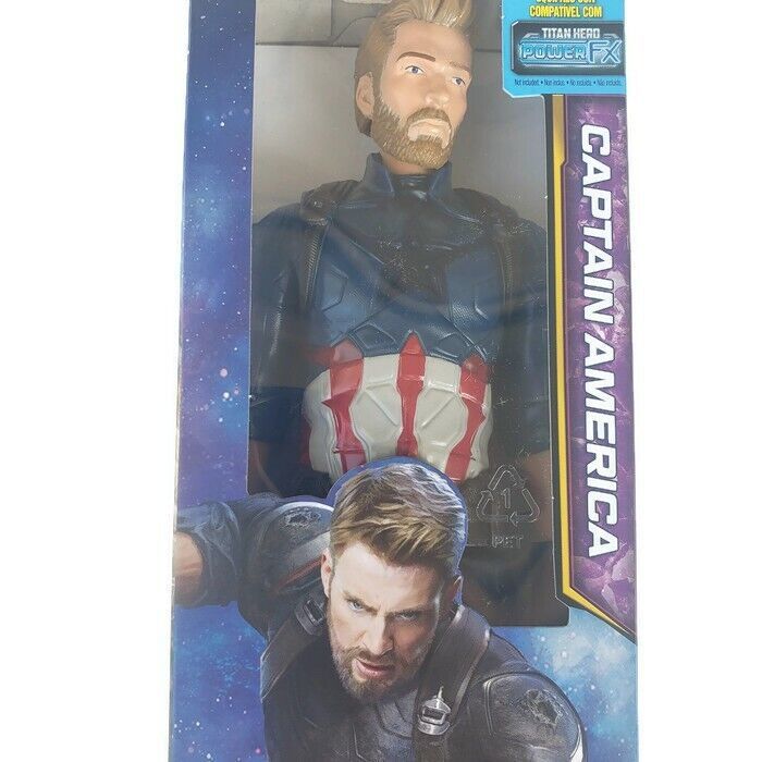 Marvel Avengers Infinity War Titan Hero Series 12 inch Captain America ...