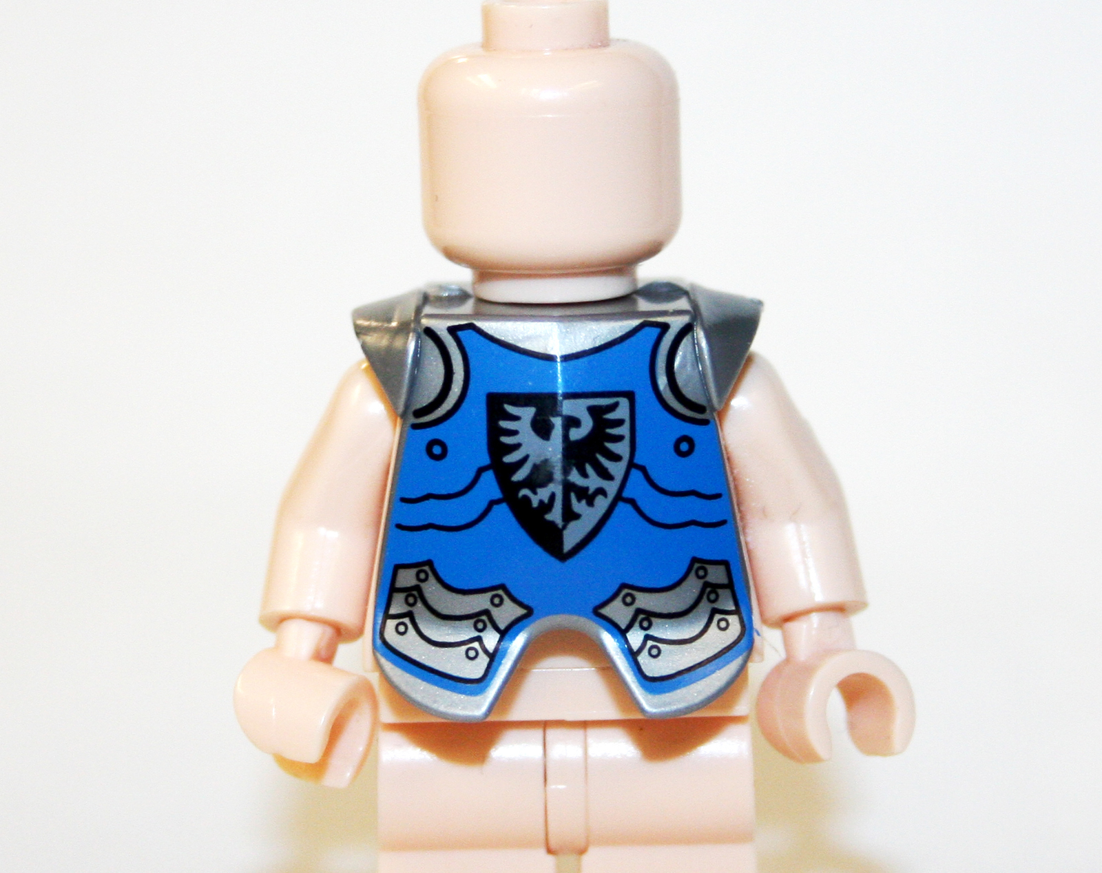 Minifigure Custom Toy Blue Eagle Armor Breastplate for Knight Army ...