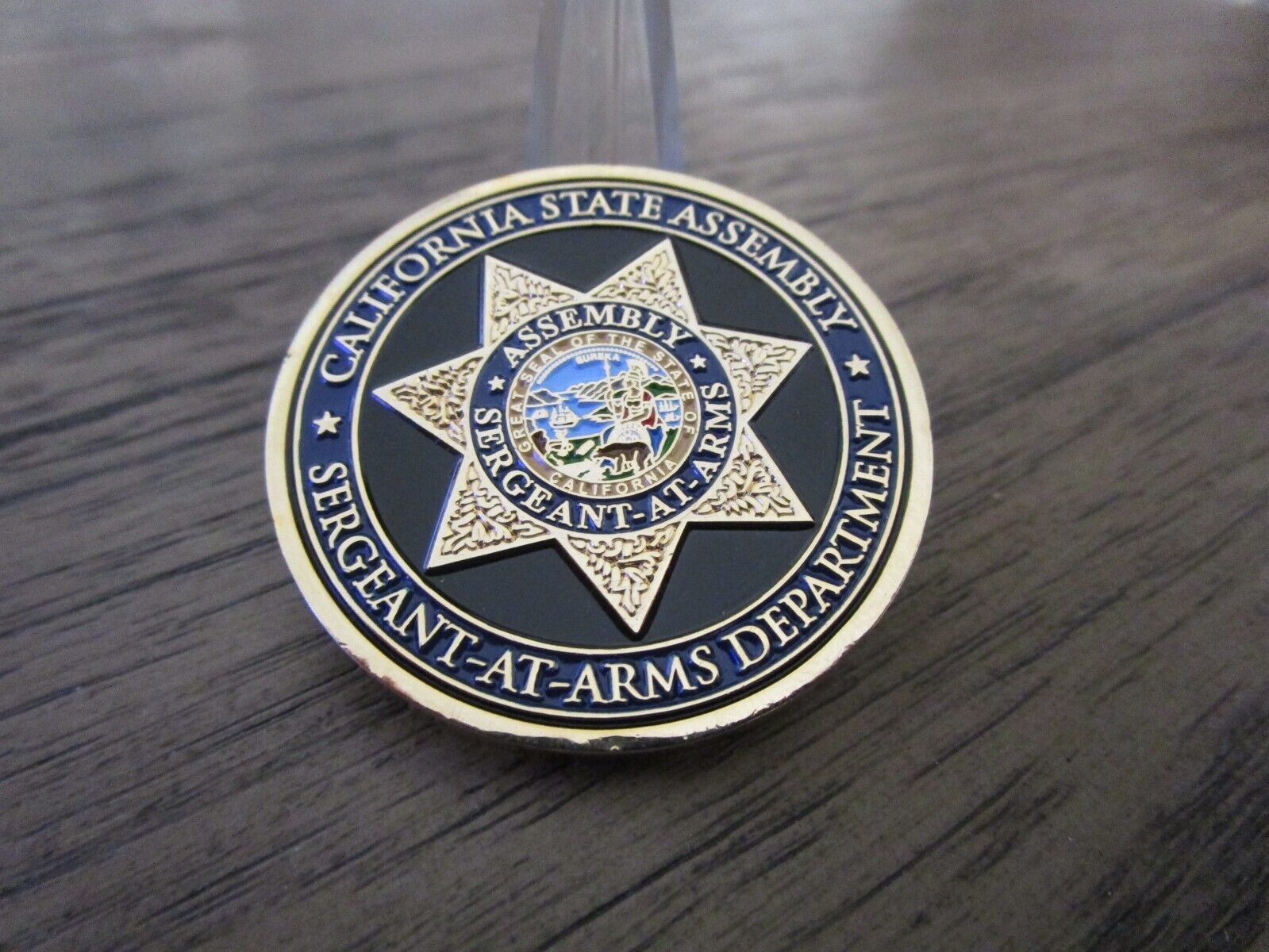 California State Assembly Chief Sergeant at Arms Bryon Gustafson ...