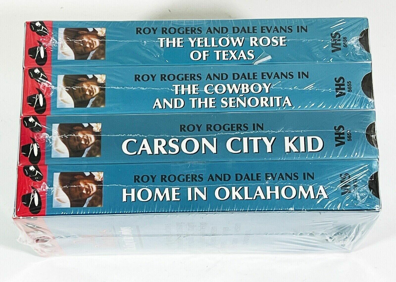 Roy Rogers - King Of The Cowboys 4-Pack (VHS, 2001, 4-Tape Set) BRAND ...