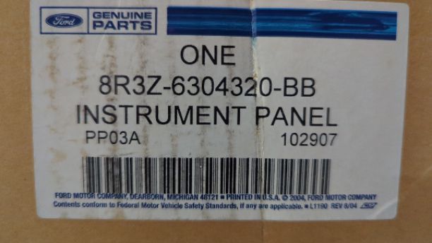New OEM Ford Dash Pad Panel Shell Black Tan 2005-2009 Mustang 8R3Z ...