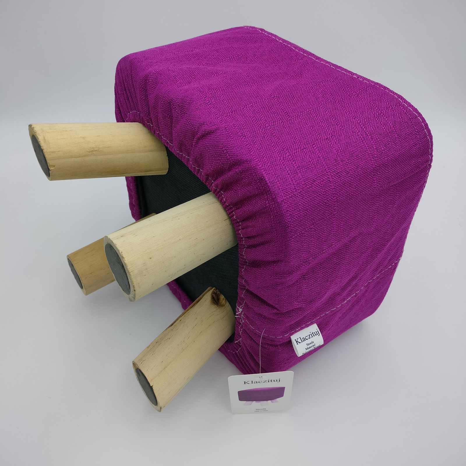 Klaczituj Stools Household Cloth Stool Small Foot Stool Solid Wood ...