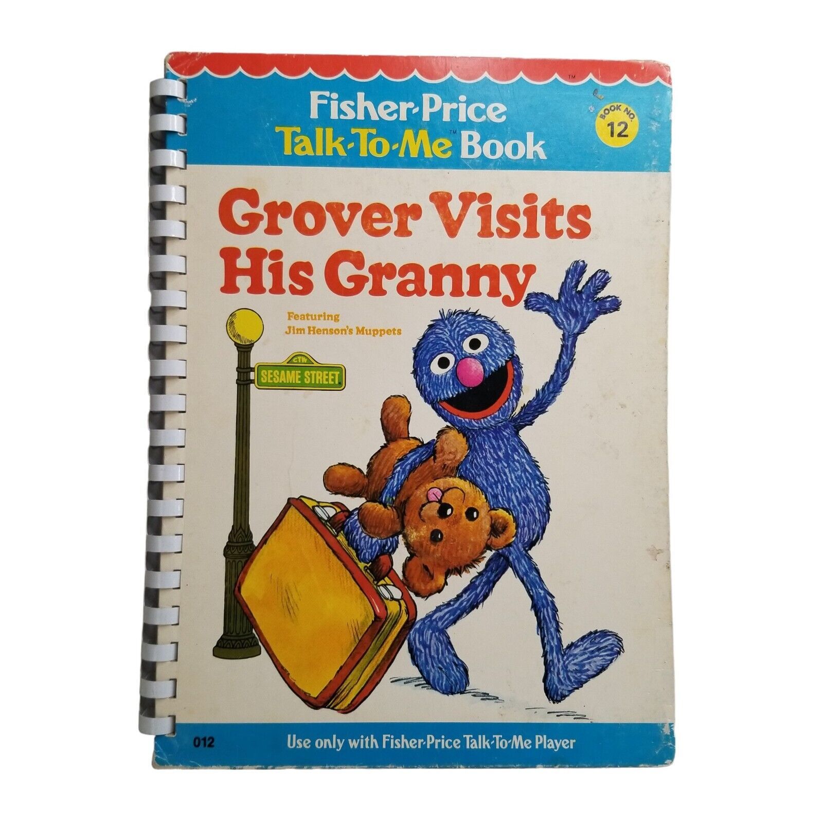 Fisher Price Talk To Me Book HC Grover Visits His Granny Number 17 ...