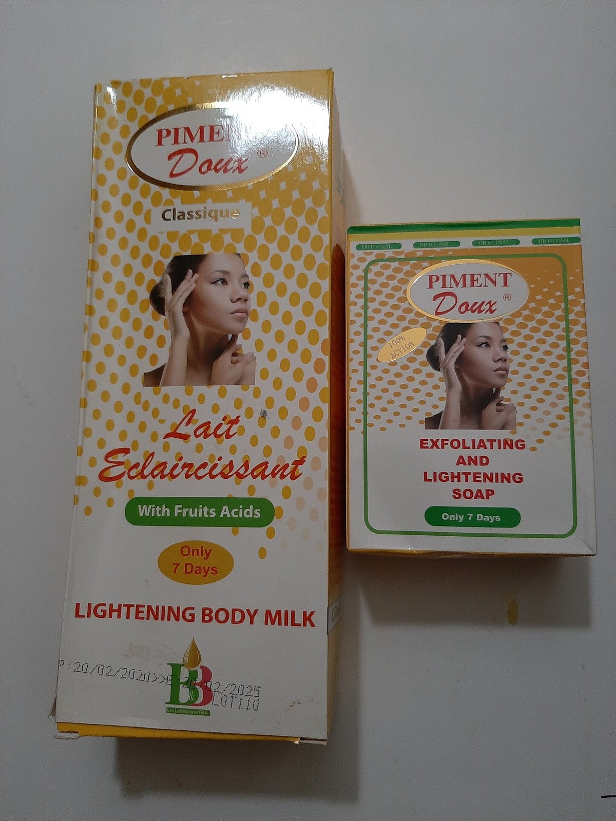 Piment doux classique lightening body milk 250ml, exfoliating ...