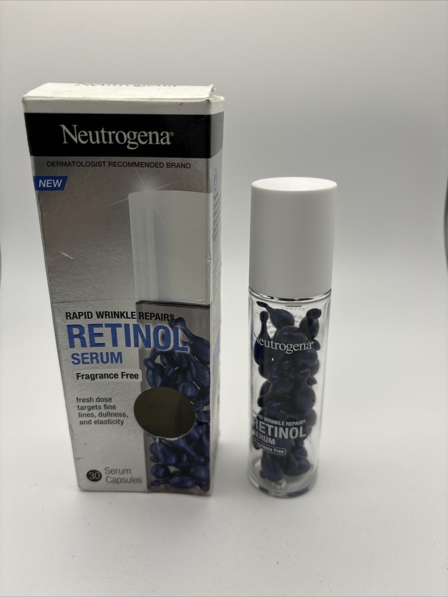 Neutrogena Rapid Wrinkle Repair Retinol Serum Capsules - 30 Count ...