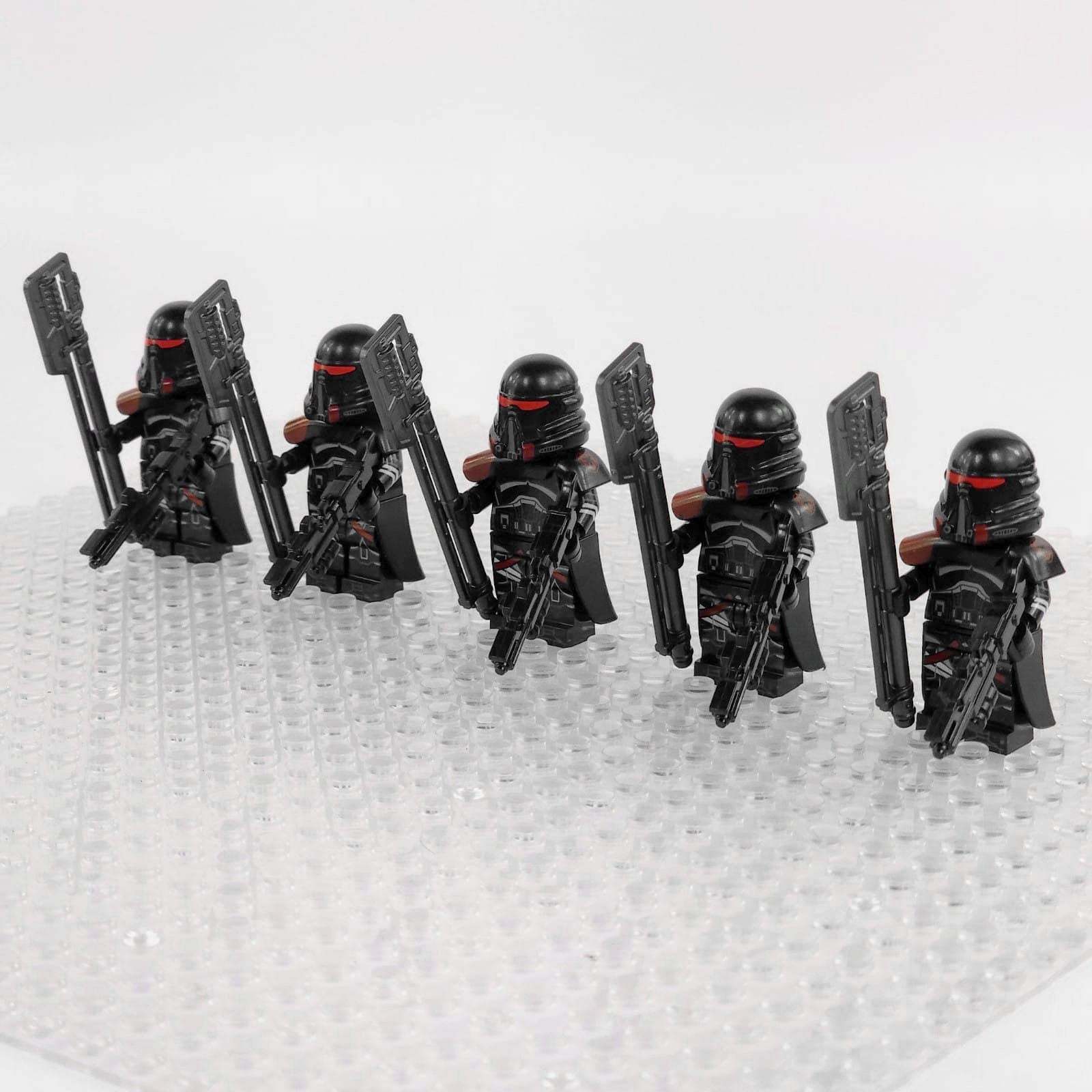5pcs Purge Troopers Electrohammer Minifigures Set Star Wars Jedi Fallen ...