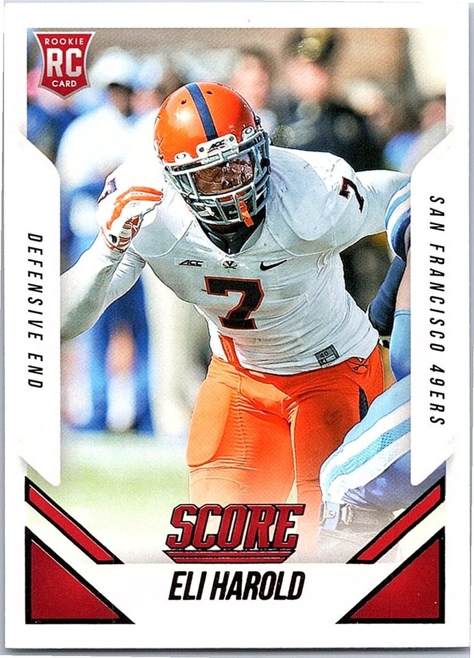 2015 Score - Rookie Eli Harold #343 Signatures (AU, RC) - Trading Card ...