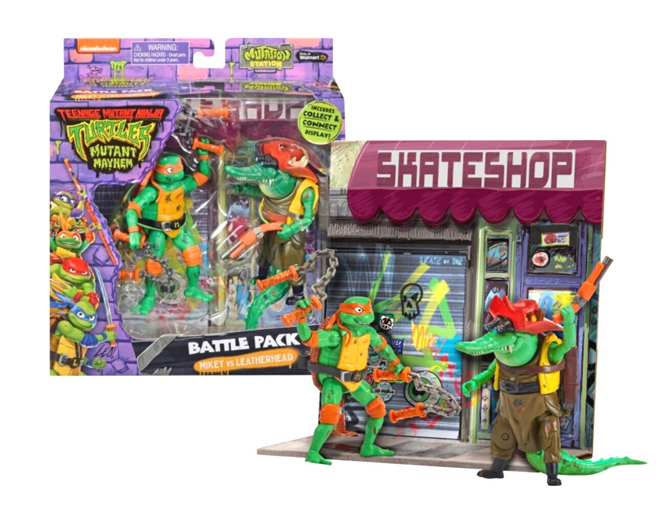 Teenage Mutant Ninja Turtles: Mutant Mayhem Battle Pack: Mikey vs ...
