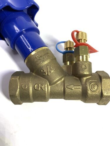 RWV DZR Brass Fixed Orifice Static Balancing Valve 3/4 Female NPT 9517 ...