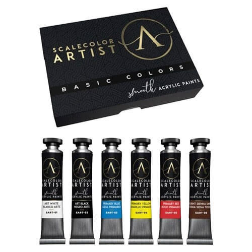 Scale 75 Scalecolor Artist Paint Set - Basic Colours - Paint