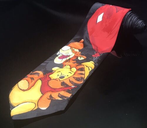 Disney Winnie The Pooh And Tigger Holding On To A Red Balloon Cartoon ...