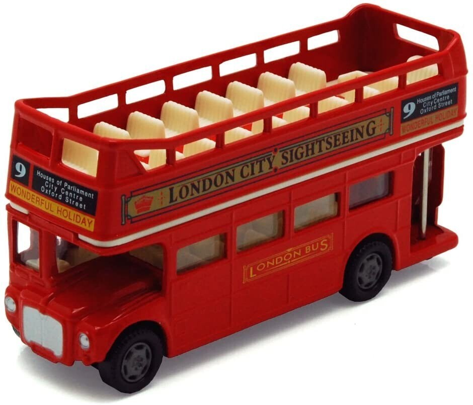 5 inch London Sightseeing Open Top Double Decker Tour Bus Scale Diecast ...