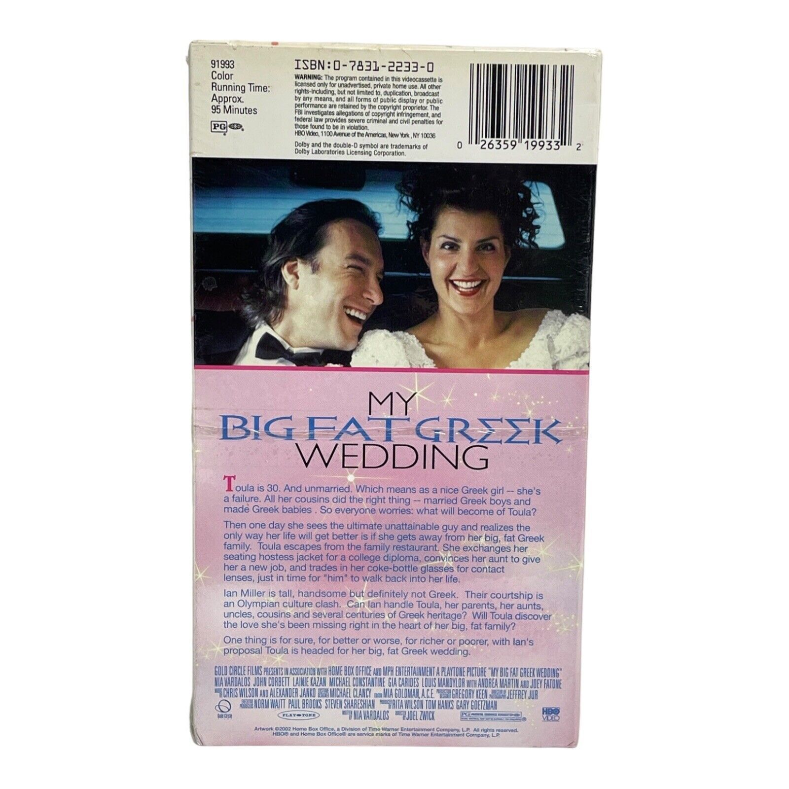 My Big Fat Greek Wedding VHS 2003 New and Sealed Video Tape VINTAGE ...