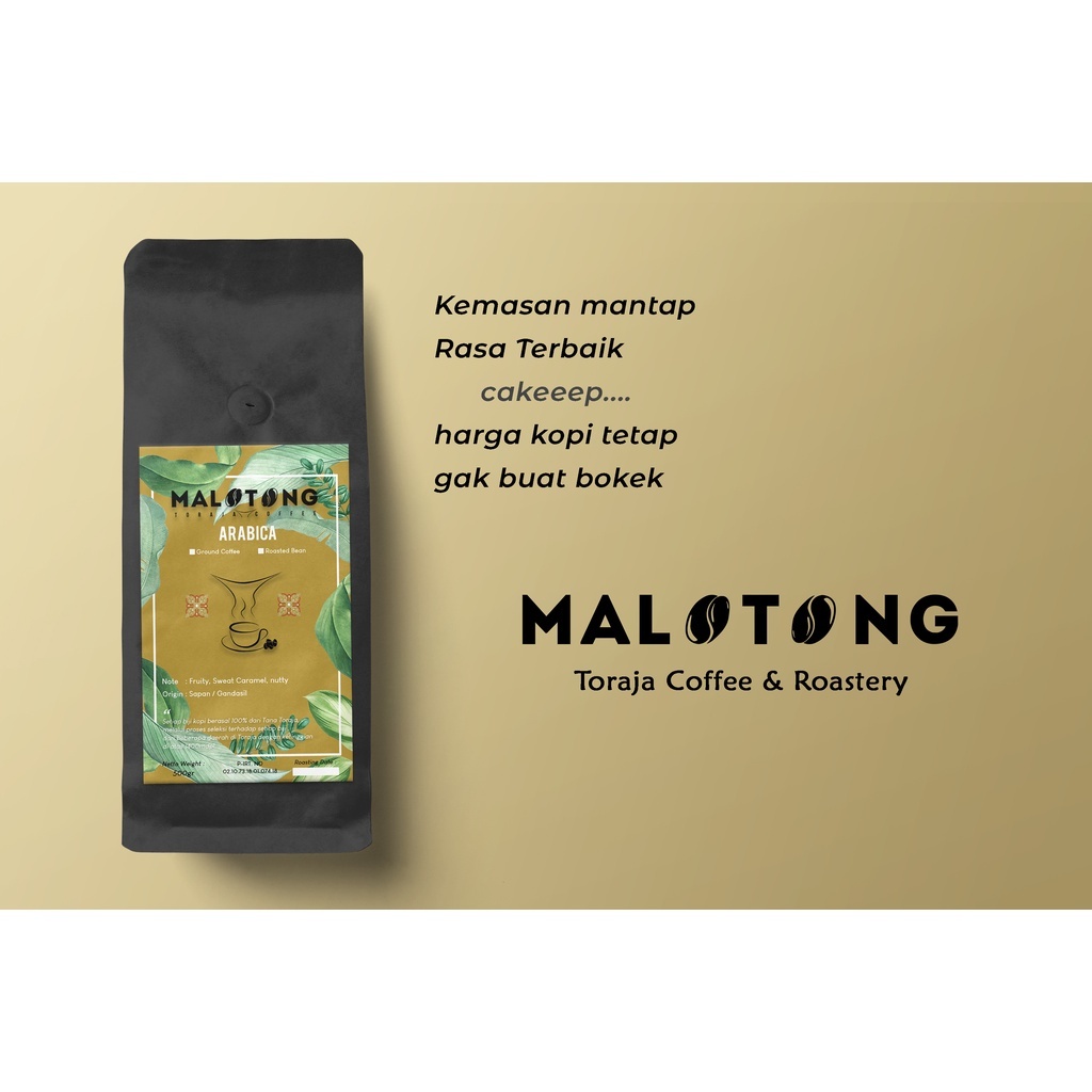 Malotong Toraja Arabica Coffee Gandang Batu Sillanan 1 KG Specialty ...
