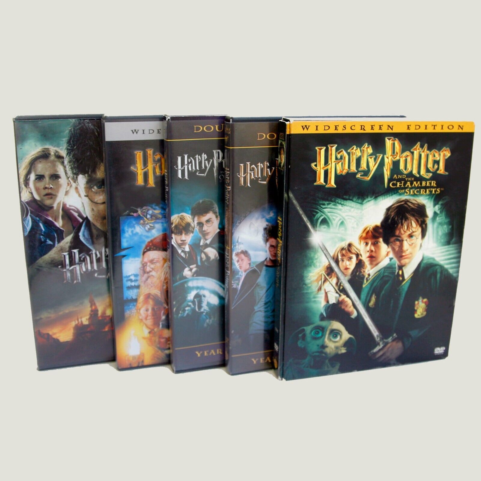 Harry Potter Film Collection Set (DVD) Lot of 5 Movies 8 DVDs Used ...