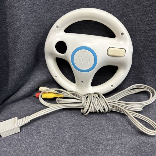Official Nintendo Wii Wheel Remote Controller + Original Audio Video ...