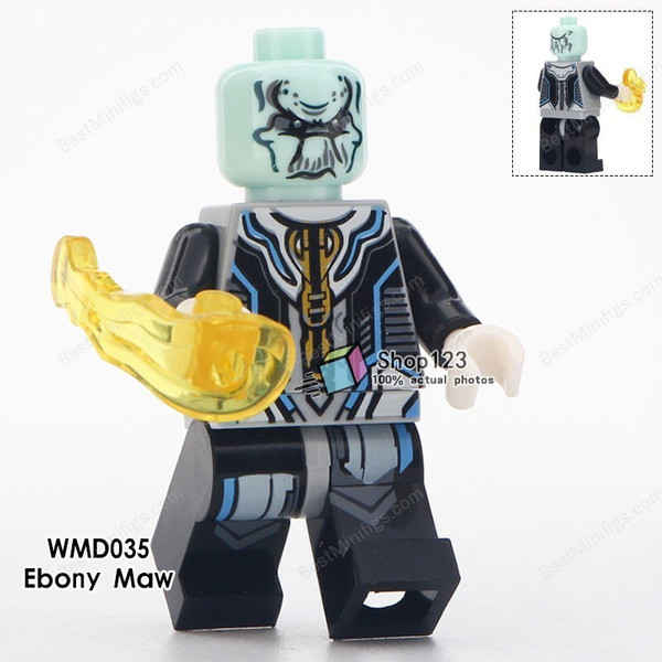 New Ebony Maw the Black Order Marvel Avengers Infinity War Minifigures ...