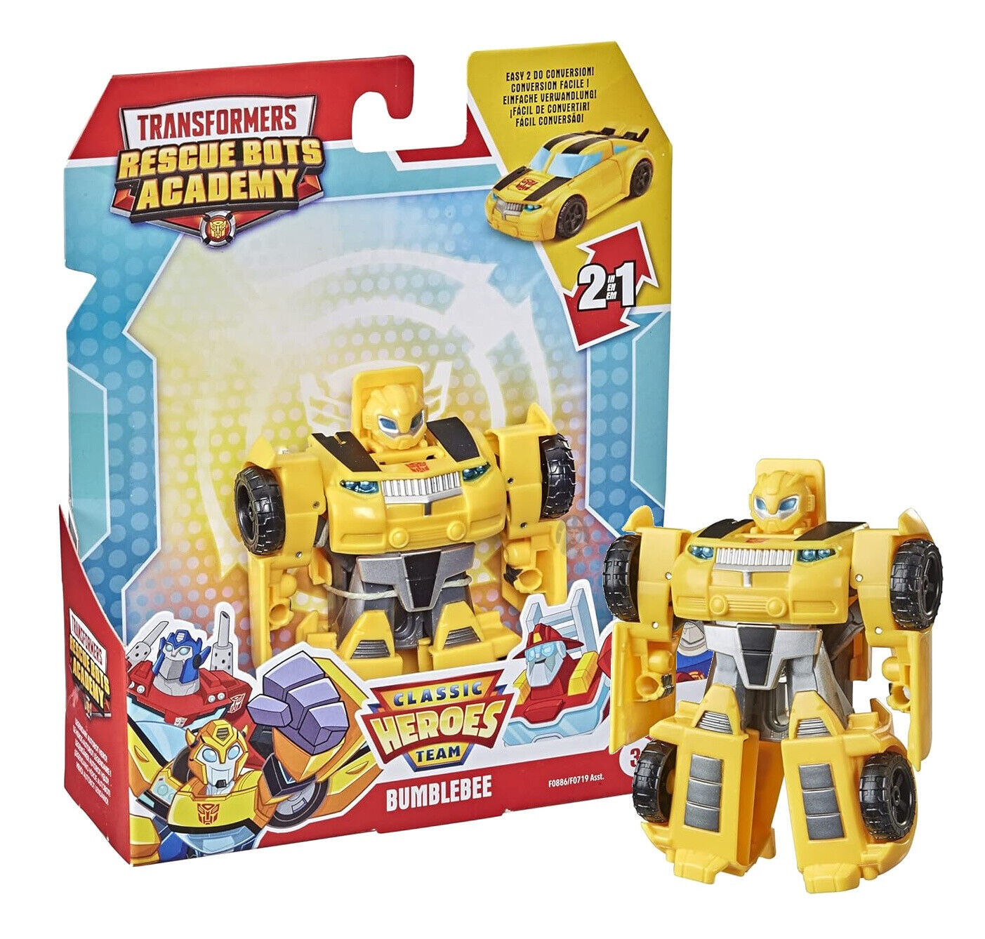 Transformers Rescue Bots Academy Classic Heroes Team Bumblebee New in ...