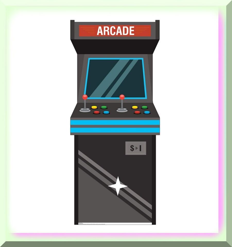 Arcade Adventure Standee: Life-Size Game Cutout for Immersive Fun! - Other