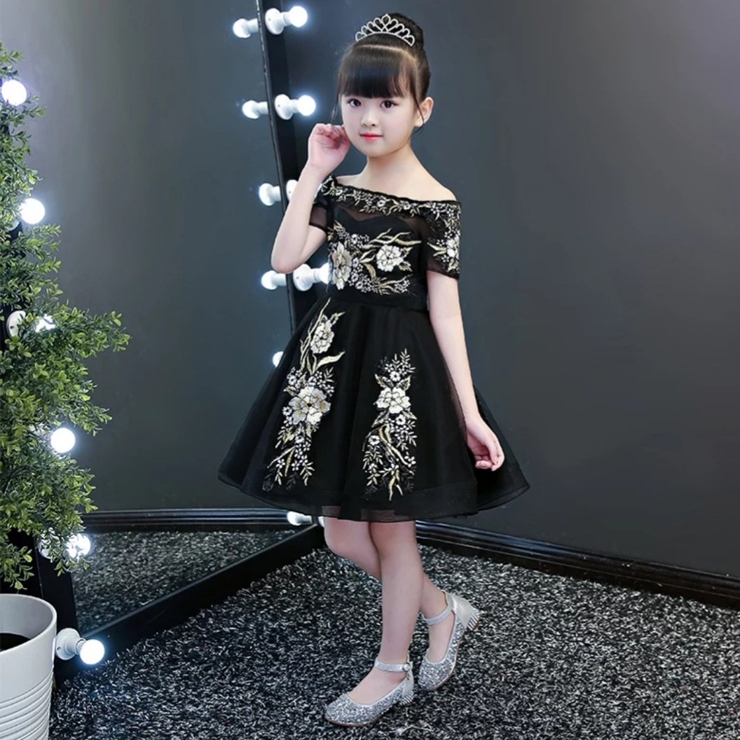 2019 Summer girl Lace Princess Dress Princess Skirt Costume Dress 3 ...