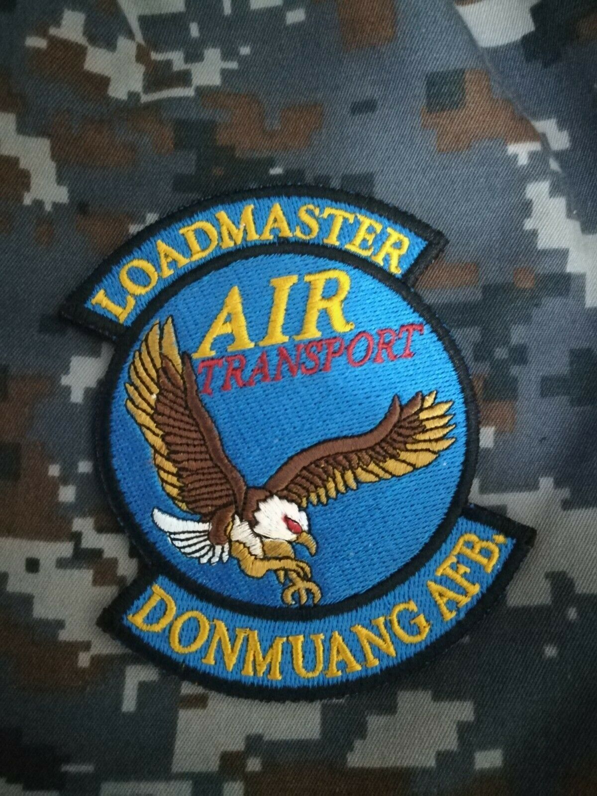 LOADMASTER AIR TRANSPORT DONMUANG AFB ROYAL Thai Air Force Patch ...