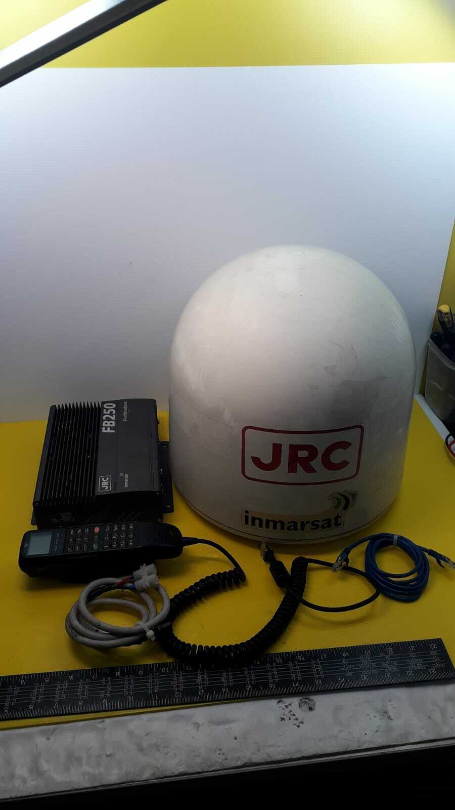 JRC inmarsat FB250 BroadBand Antenna JRC JUE-250 Handset NQW-267 complete Set - PLC Processors