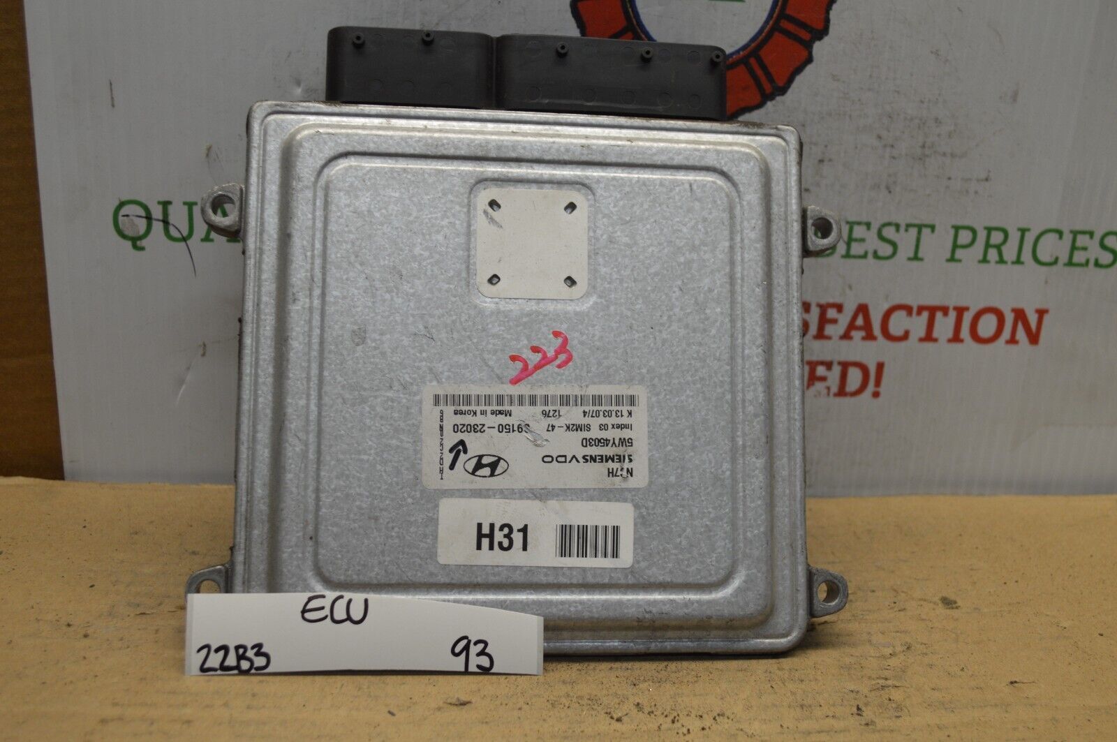 2007-2010 Hyundai Elantra AT Engine Control Unit ECU 3915023020 Module ...