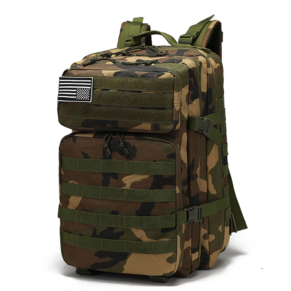 50L Backpack 3 Days Survival Equipment Molle System, 3P EDC Molle Pack ...