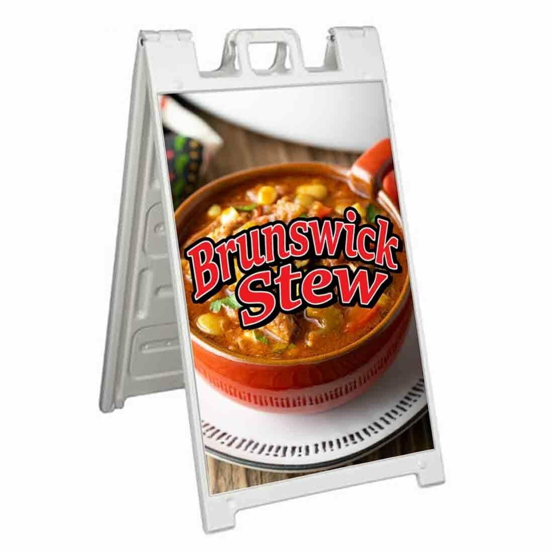 BRUNSWICK STEW Signicade 24x36 Aframe Sidewalk Sign Banner Decal FOOD ...