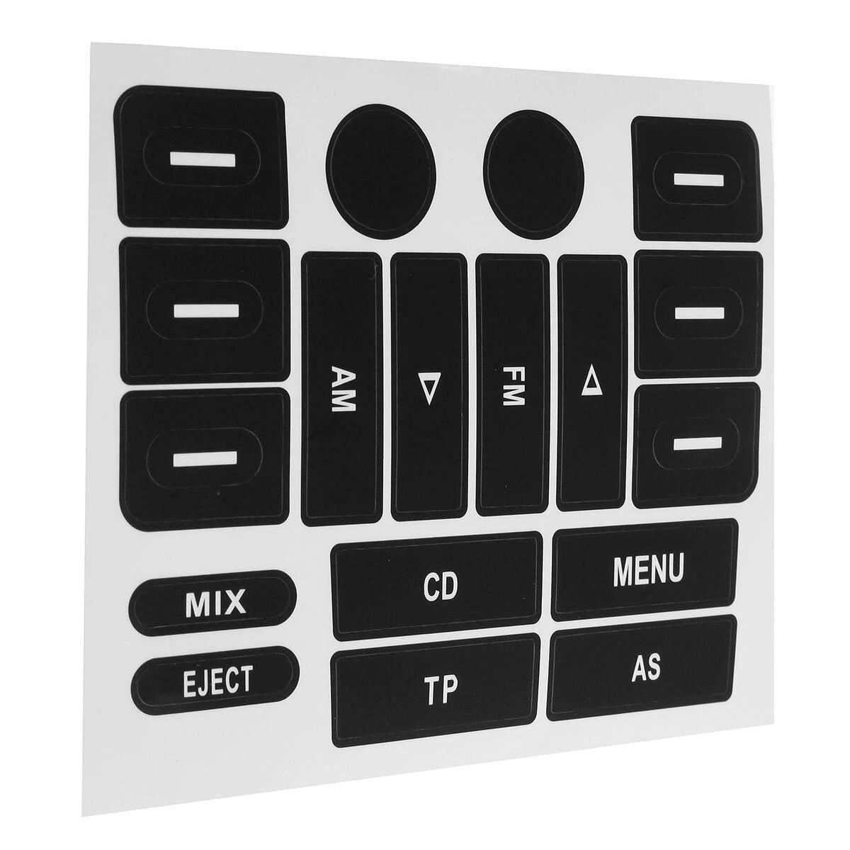 New Arrival MK5 Radio Button Repair Sticker Decals Car FM Radio Button ...