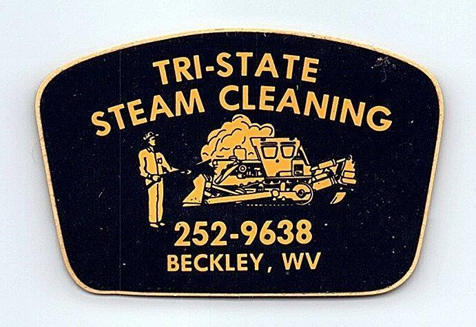 Coal Mining Helmet Decal Sticker Tri-State Steam Cleaning Beckley West ...