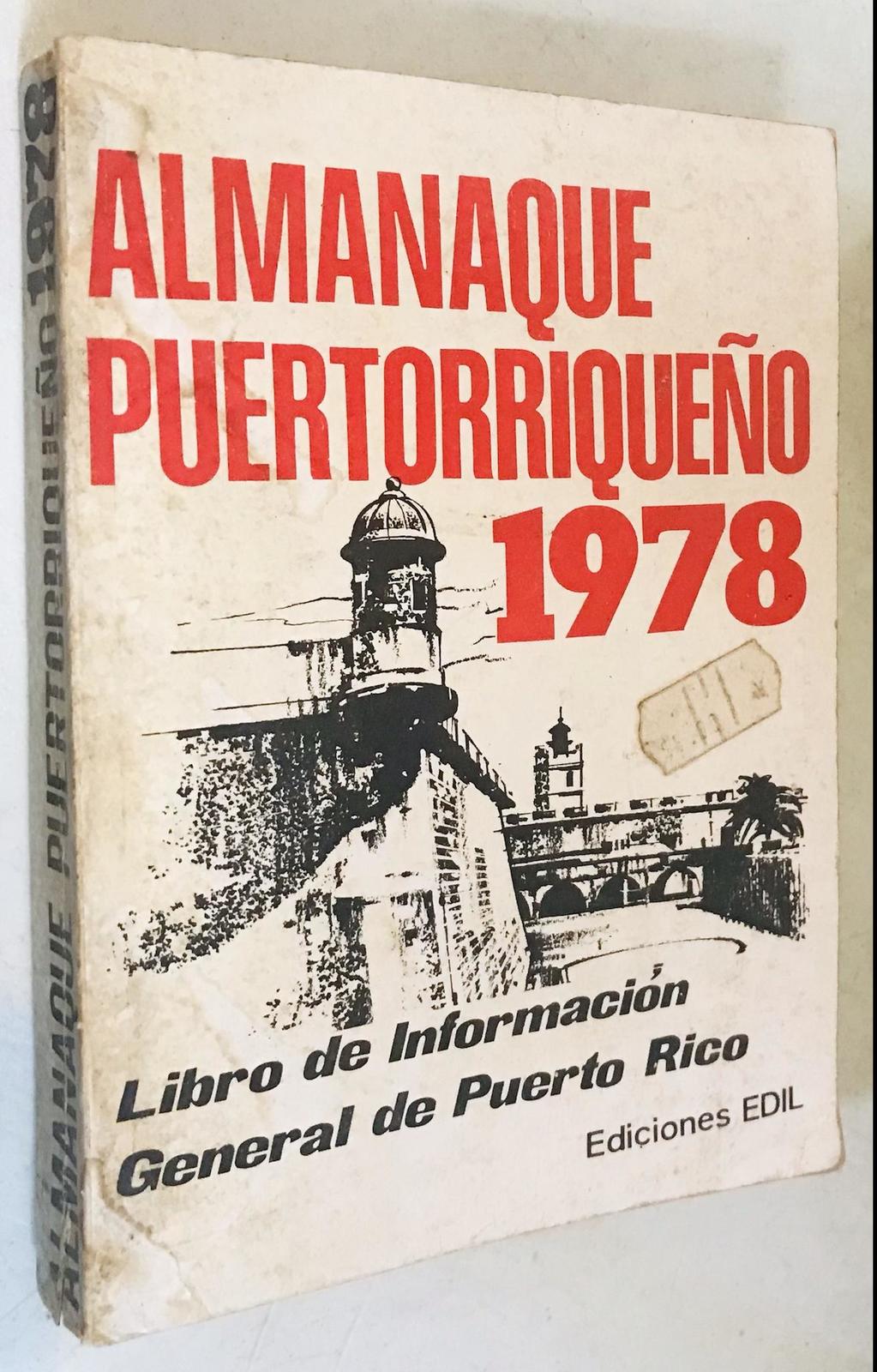 Almanaque Puertorriqueno Libro de Informacion General de Puerto Rico ...