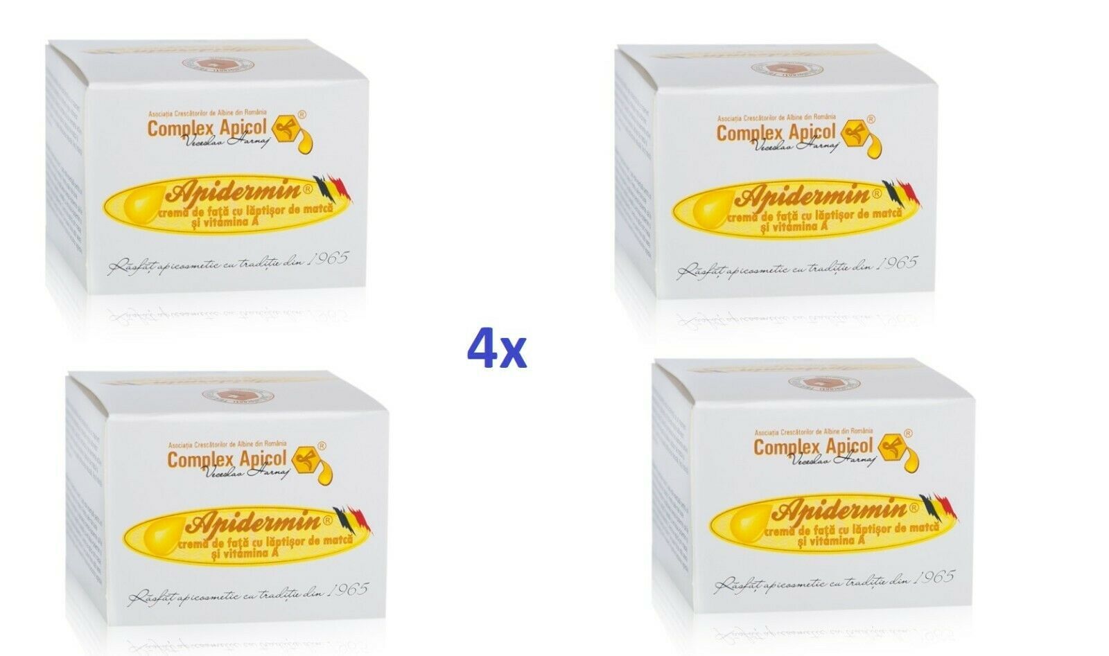 4 x Apidermin Cream 50 ml Face Cream With Royal Jelly And Vitamin A ...