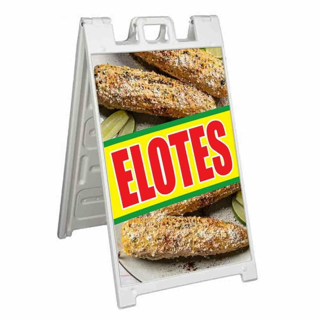 ELOTES Signicade 24x36 Aframe Sidewalk Sign Banner Decal MEXICAN STREET ...