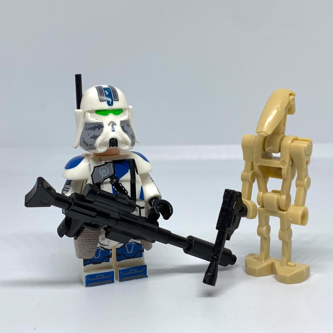Star Wars 501st Heavy Assault Trooper vs Battle Droid Minifigures ...