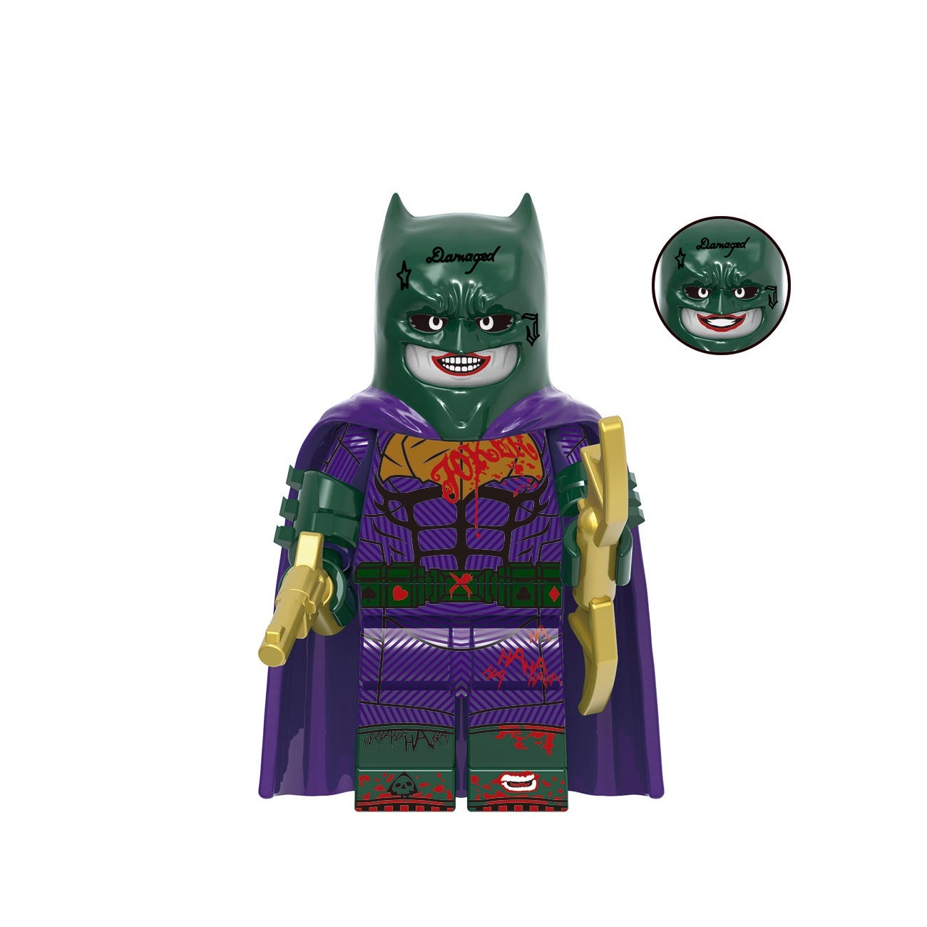 The Joker (Batman Imposter Version) Minifigures Weapons and Accessories ...