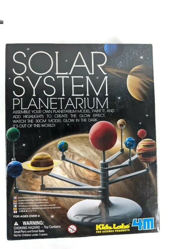 Solar System Planetarium Model Kit Kidz Labs 4M Brand New Sealed ...