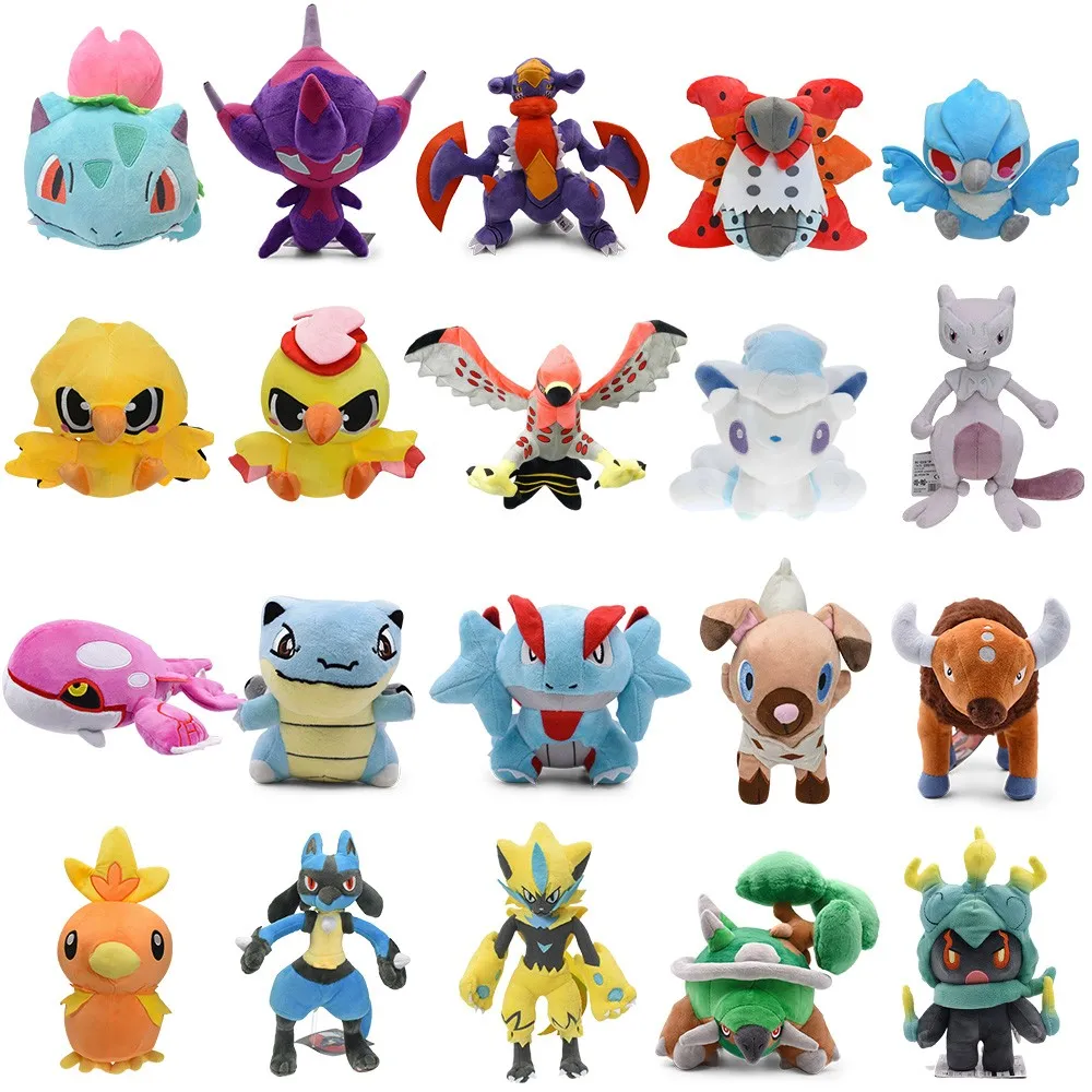 Pokemon Plush Toys Doll Ivysaur Poipole Volcarona Articuno Moltres ...