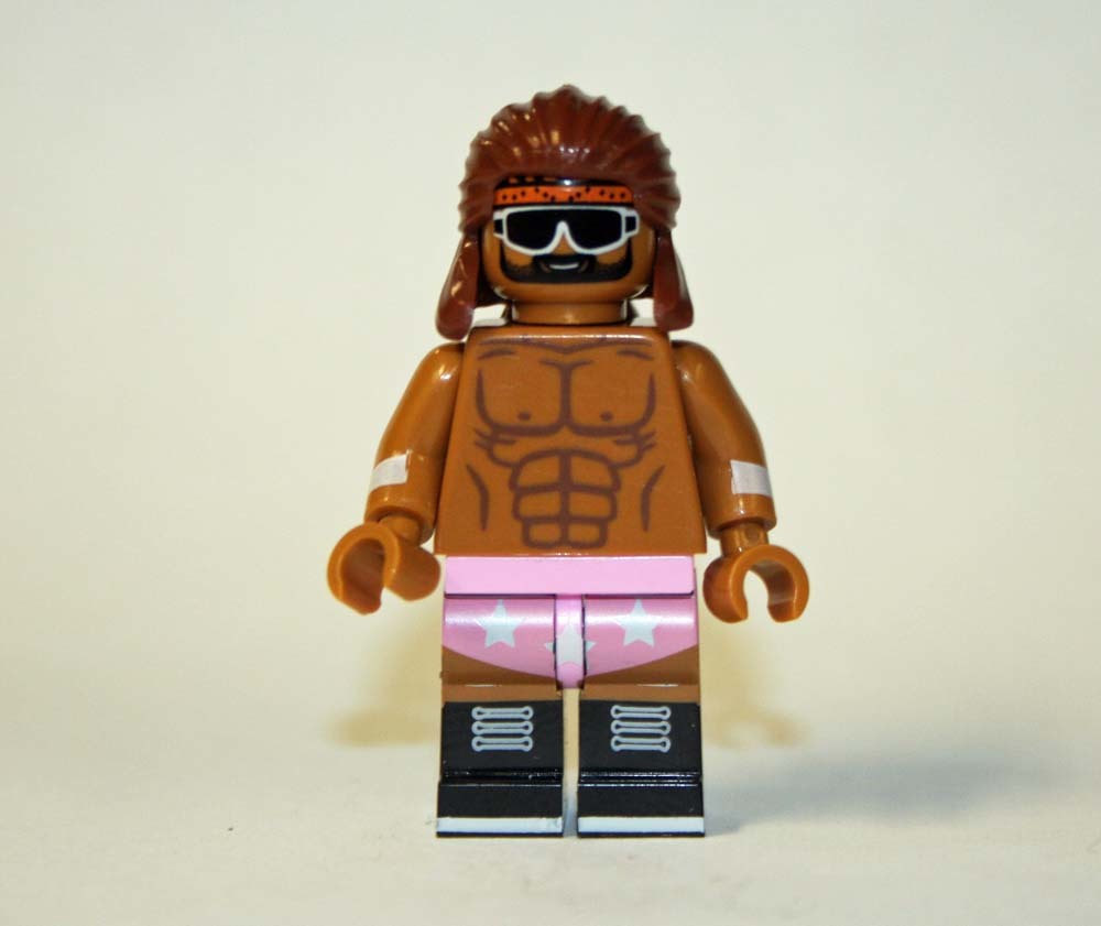 Minifigure Randy Savage Macho Man Classic Outfit Wwe Wrestler Wwf Star ...