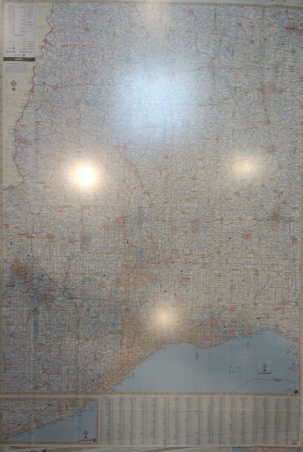 Ohio Northeast Laminated Wall Map (K) - Maps & Atlases