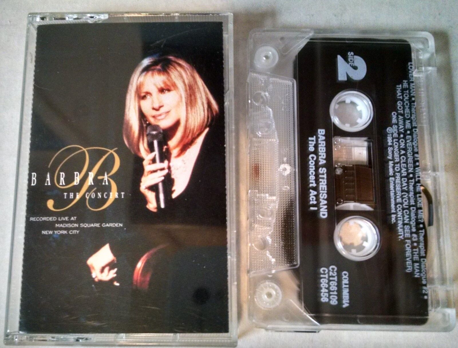 Barbra Streisand - The Concert Act 1 - Music Cassette Tape - Cassettes