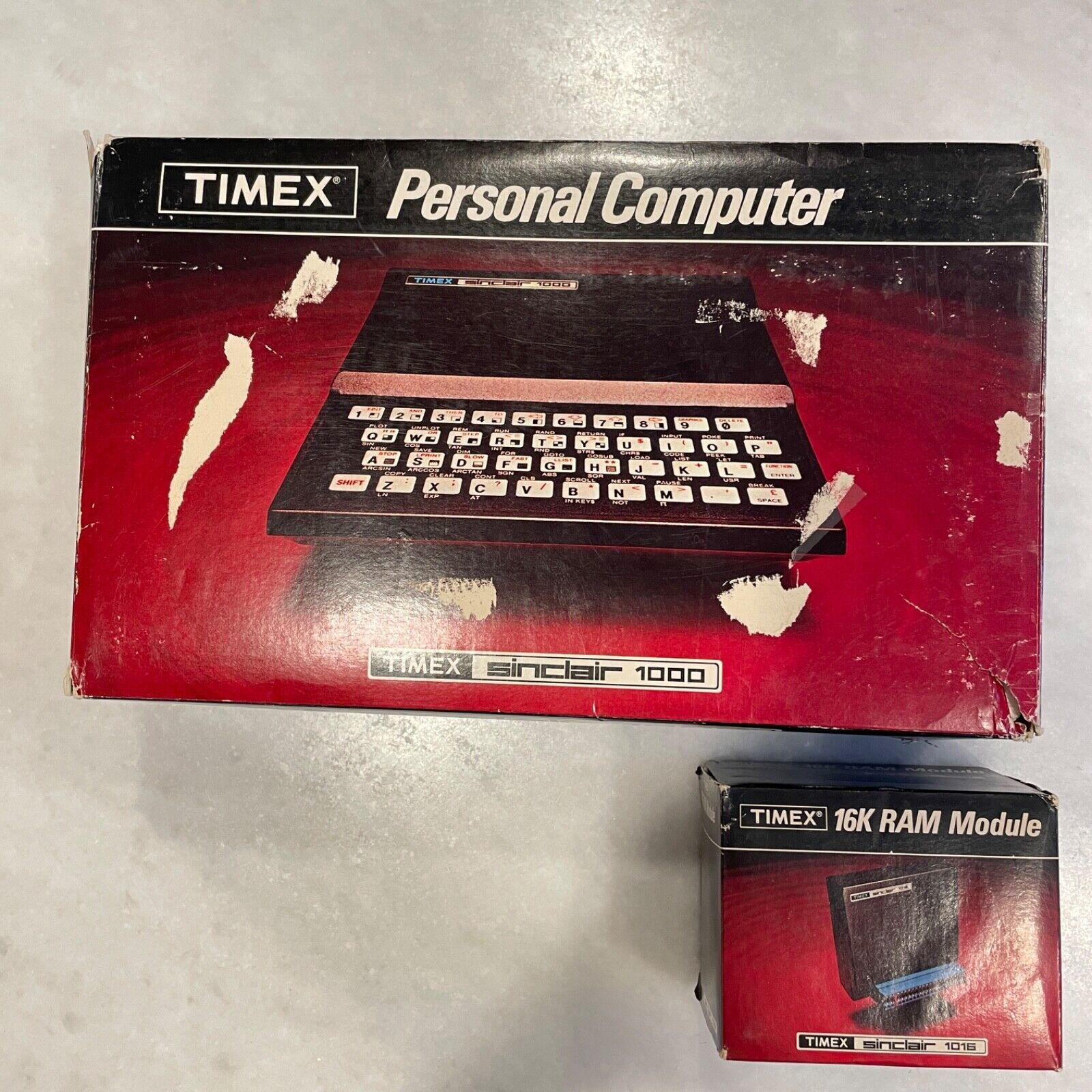 Vintage Timex Sinclair 1000 Personal Computer Untested Original Box w ...