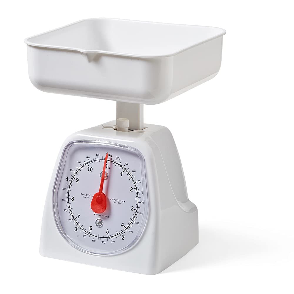 Hand2Mind Dual-Dial Analog Platform Scale, 5 Kg Scale, Kitchen, School ...