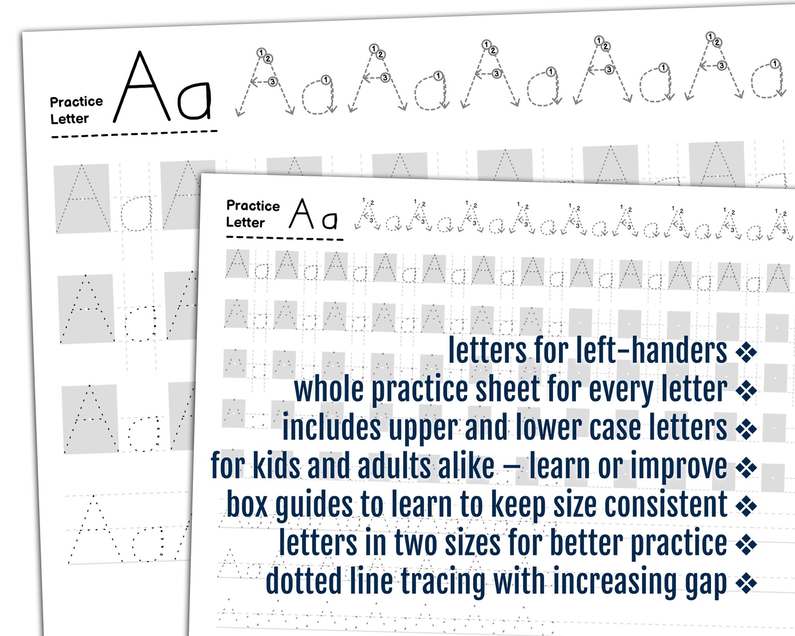 Handwriting Practice – Letters & Numbers for and similar items